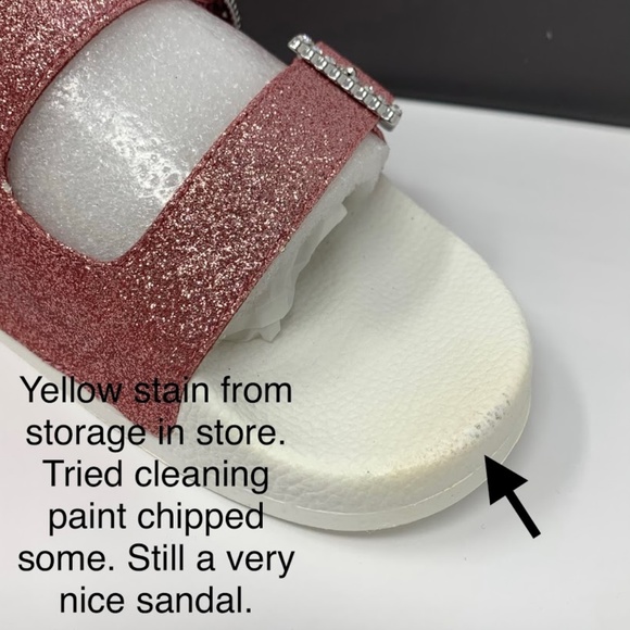 Vince Camuto | Shoes | Vince Camuto Womens Bevyn Glitter Slide Sandal ...